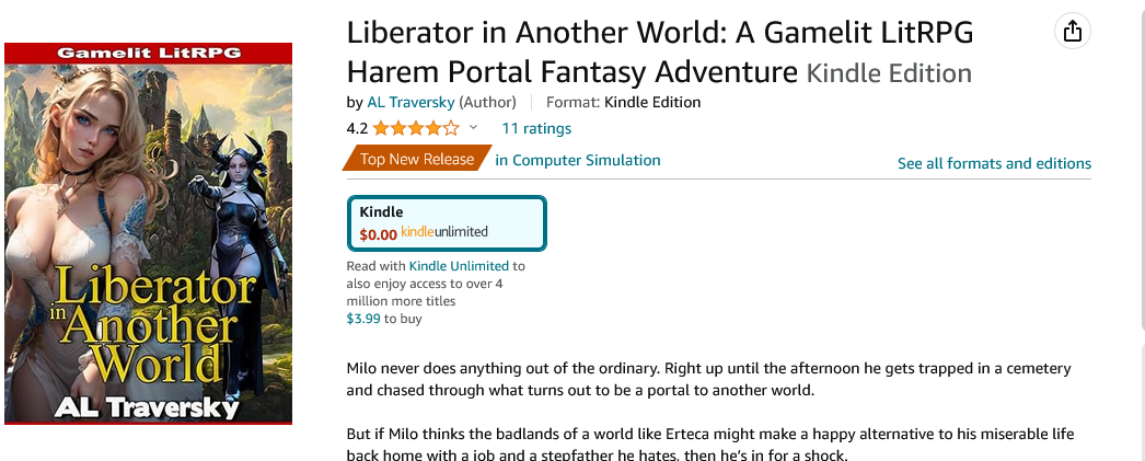 AL Traversky – Haremlit & Gamelit. LitRPG & Dark Fantasy Fiction